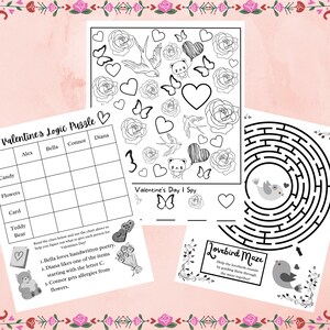 10 Valentine's Day Printables, Valentine's Day Coloring Pages and ...