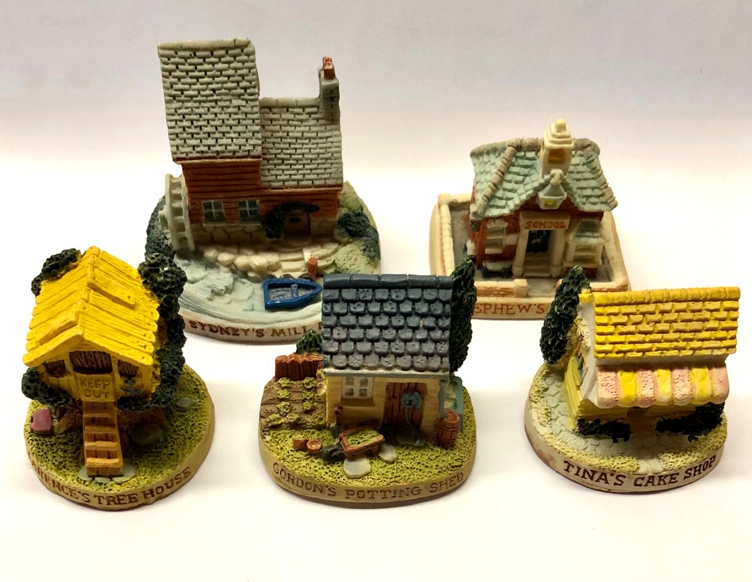 Tetley Tea Cottages. the Tetley Tea Folk Collectable Miniature ...