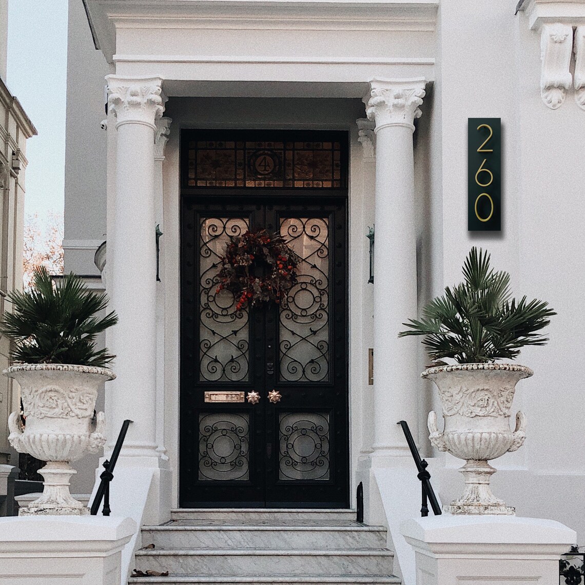 Metal House Sign Metal House Number Metal House Numbers - Etsy Canada