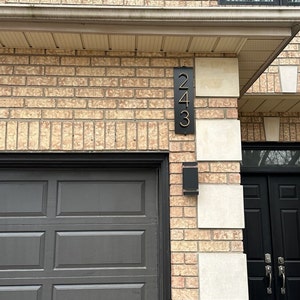 Metal House Sign | Metal House Number | Metal House Numbers Vertical ...