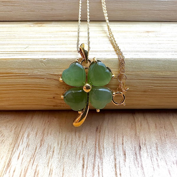 Jade Gold Pendant - Etsy