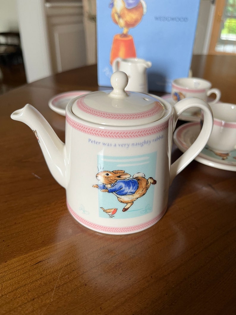 Vintage Wegewood Beatrix Potter Peter Rabbit Child’s Tea Set - Etsy