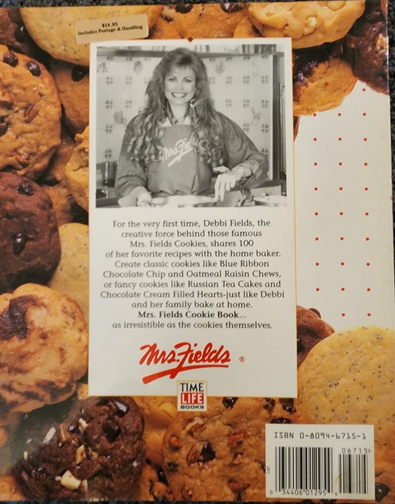 Mrs Fields Cookie Book - Etsy