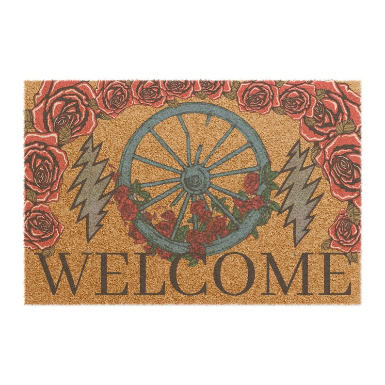The Wheel Grateful Dead Saved Mysoul Doormat - Etsy