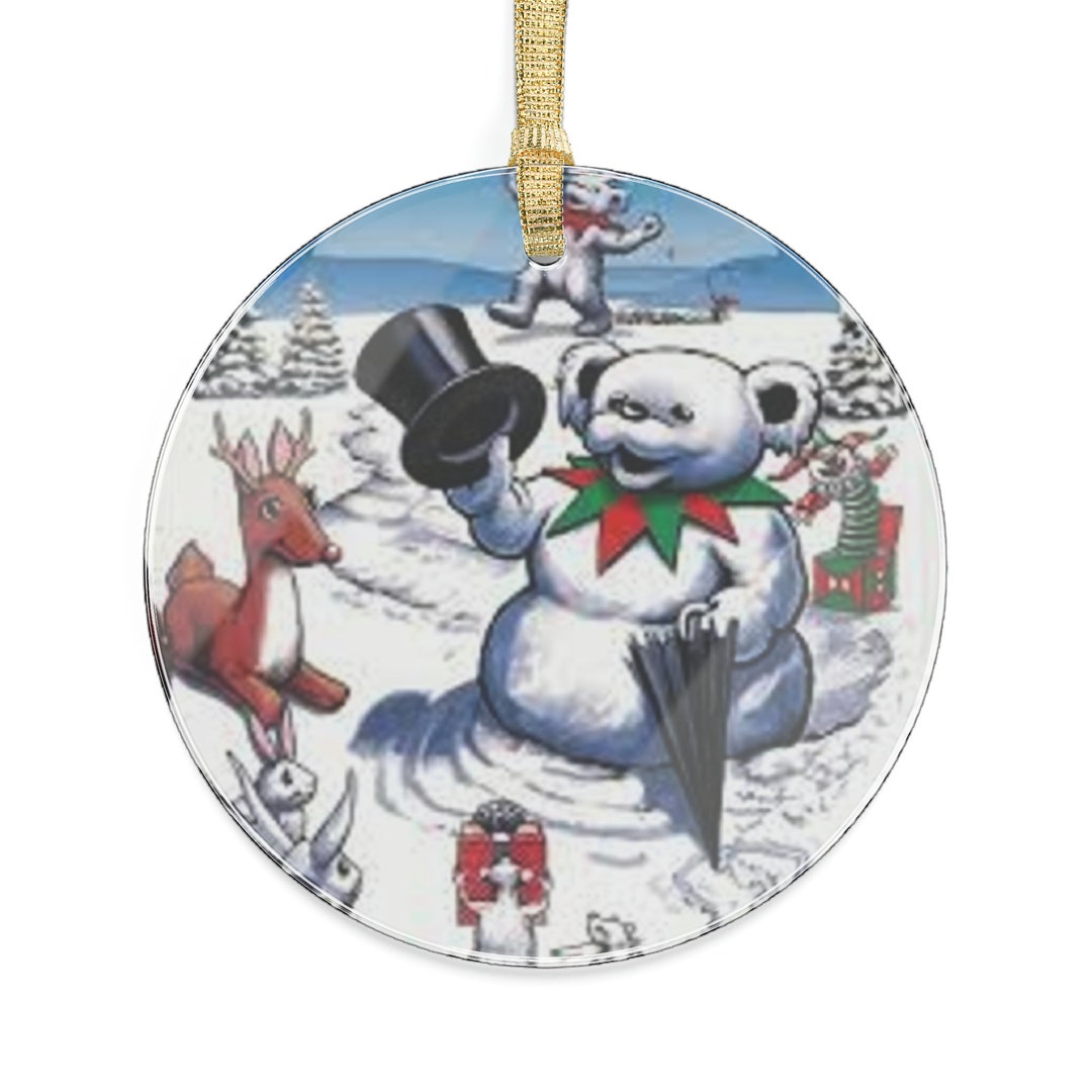 Grateful Dead Bear Christmas Ornaments - Etsy
