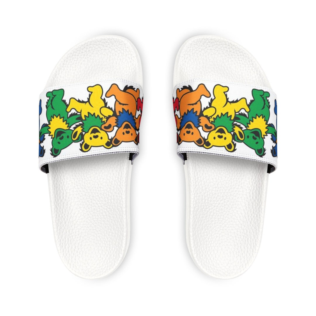 Grateful Dead Youth PU Slide Sandals - Etsy