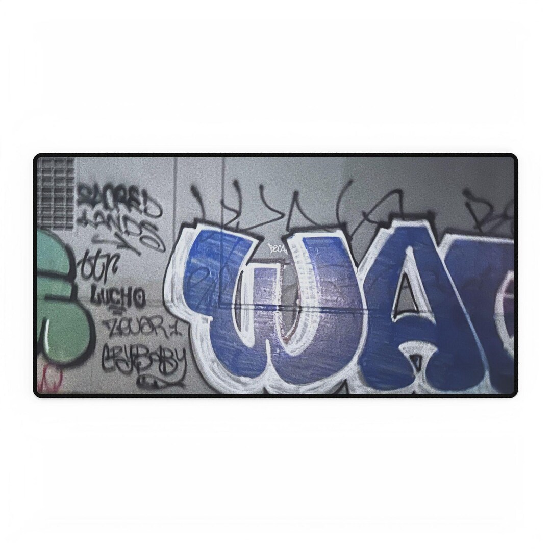 Desk Mats Graffiti Street Art Bay Area, Office Decor, Workspace ...