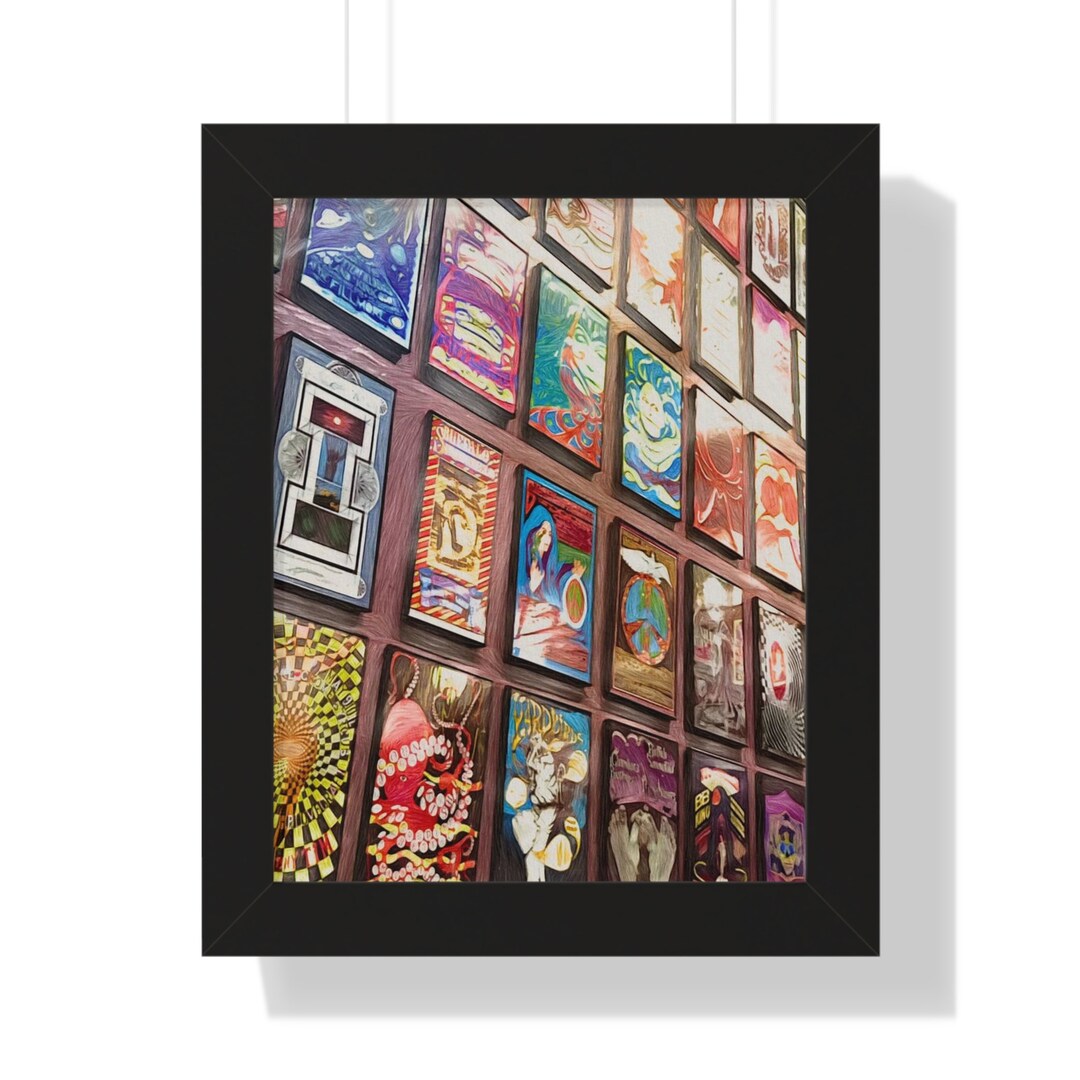 Fillmore Posters Framed Vertical Poster - Etsy
