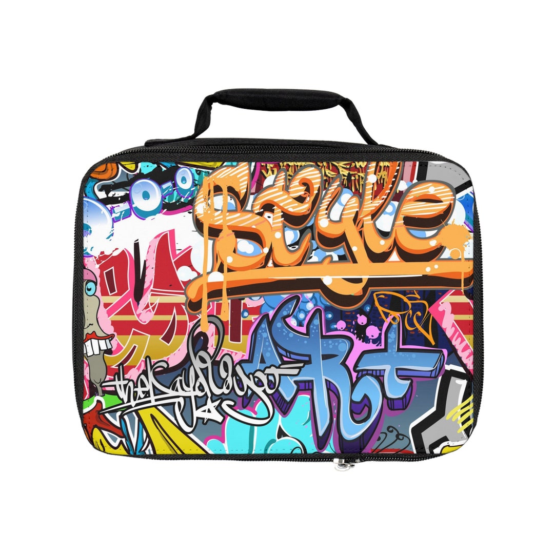 Graffiti Lunch Bag - Etsy