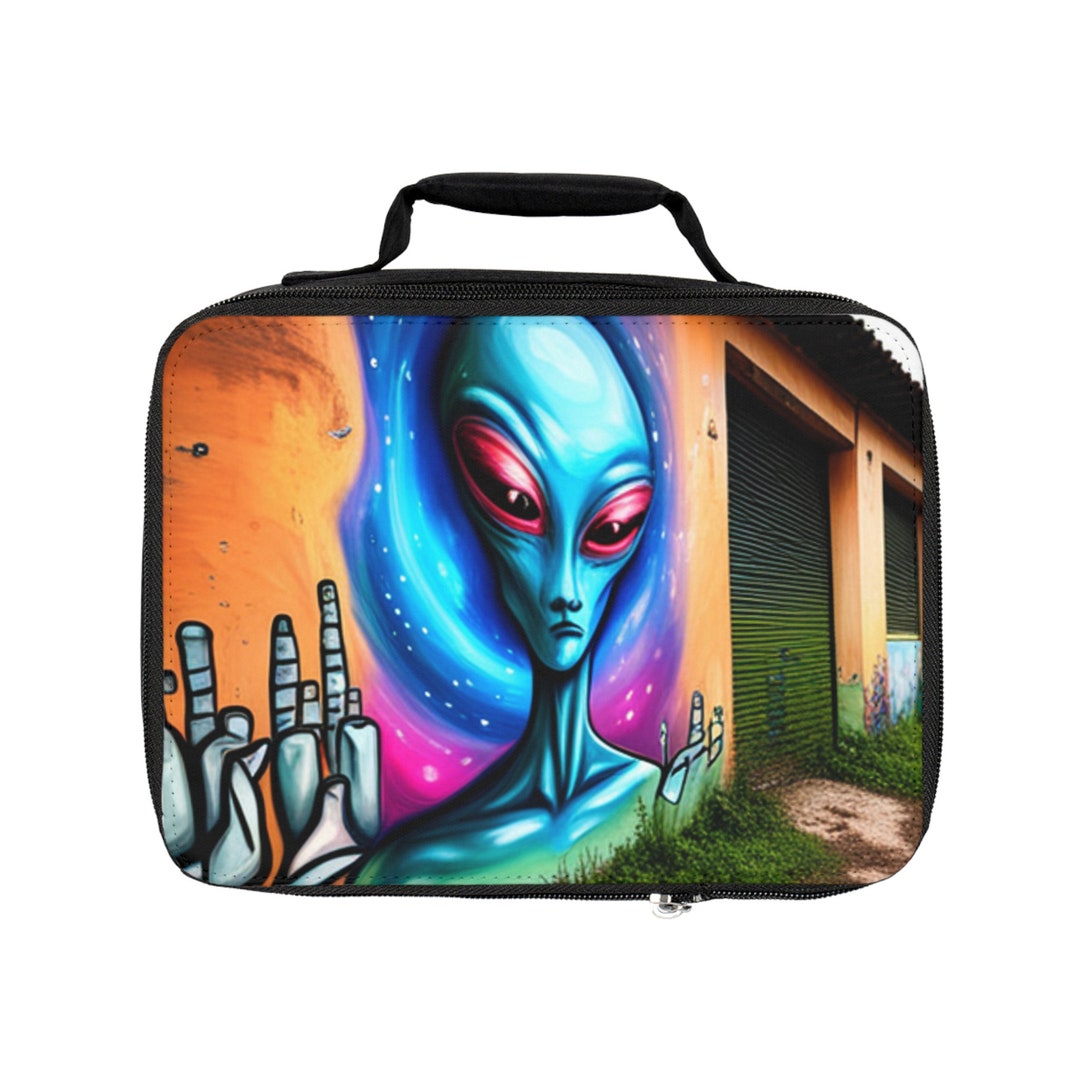 Aliens Invade My Art Lunch Bag - Etsy