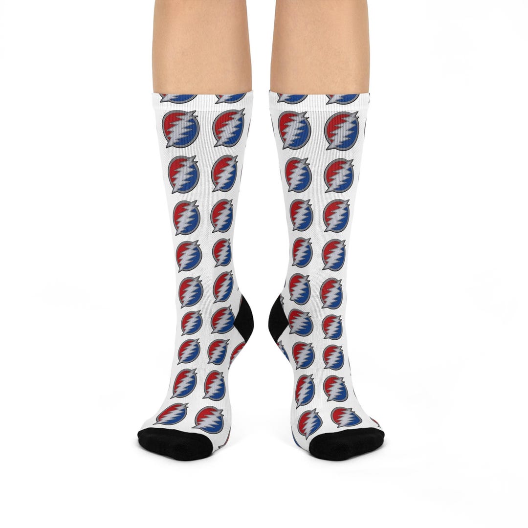 Grateful Dead Crew Socks – Groovy Print, Music Festival Style - Etsy