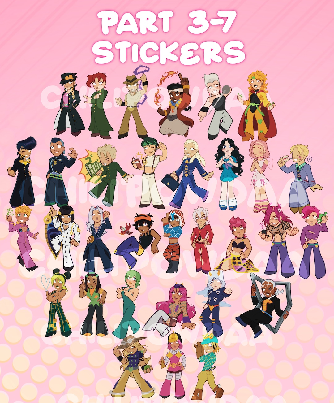 VINYL STICKERS Part 3-7 3in | Buy 4 Get 2 FREE! - Etsy
