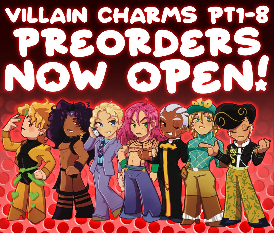Big Bad Parts 1-8 Acrylic Charms | 3in Clear Charm - Etsy