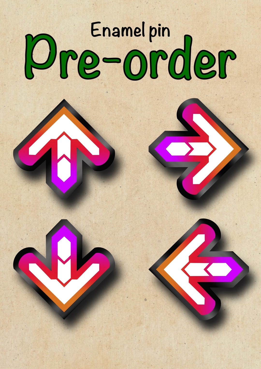 DDR Hard Enamel Mini Pins dance Dance Set of 4 PRE-ORDER - Etsy