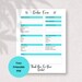 Craft Custom Order Form PDF Easy Printable Single Page Knitting Crochet ...