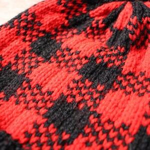 BUFFALO PLAID HAT | Easy Buffalo Plaid Hat Knitting Pattern Digital ...
