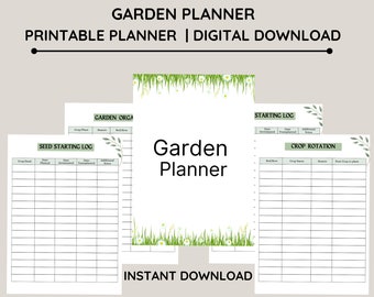 Garden Planner Printable, Gardening Log, Garden Journal, Gardening ...