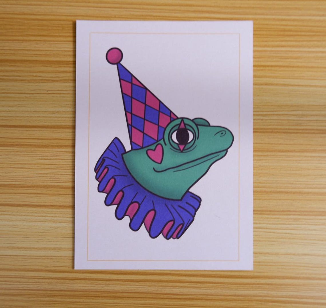 Clown Animals Art Print - Etsy