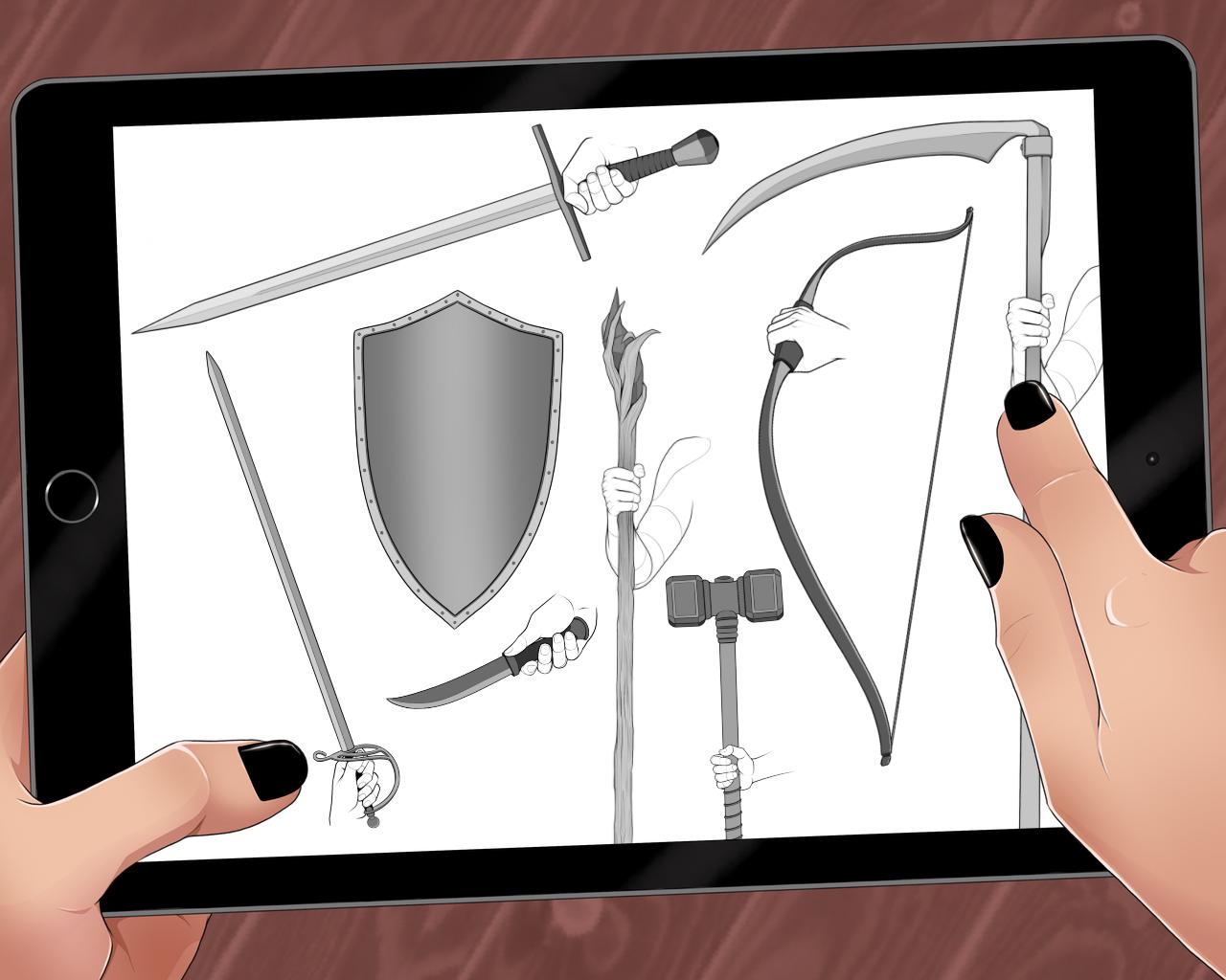 60 Procreate Character Template Stamps Diverse Bodies and Fantasy Add ...