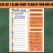 Printable April Reward Chart for Kids Daily Chore Chart Behavior ...