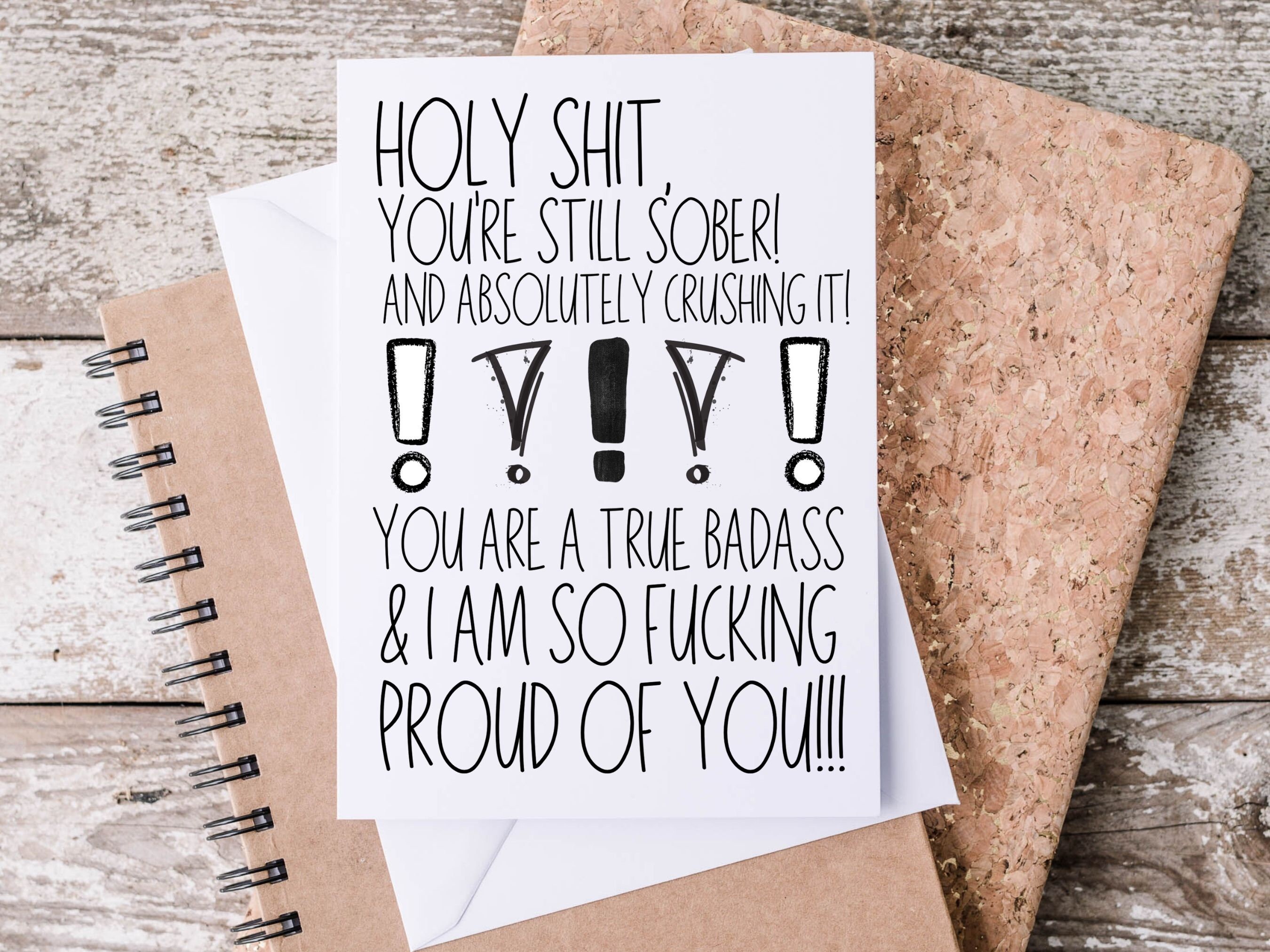 Printable Recovery & Sobriety Card 5x7 | Sobriety Gift | Card for ...