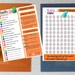 Printable April Reward Chart for Kids Daily Chore Chart Behavior ...