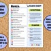 Printable Chore Chart for Kids, Sports Theme Checklist for Kids | Daily ...
