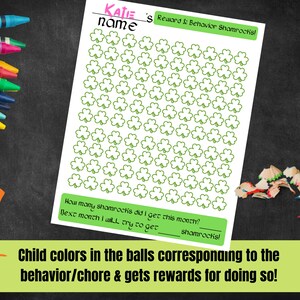 Printable Kids Reward, Behavior, and Chore Chart! Positive Behavior ...