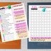 Printable Flower Reward Chart for Kids Daily Chore Chart Behavior ...