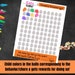 Printable April Reward Chart for Kids Daily Chore Chart Behavior ...