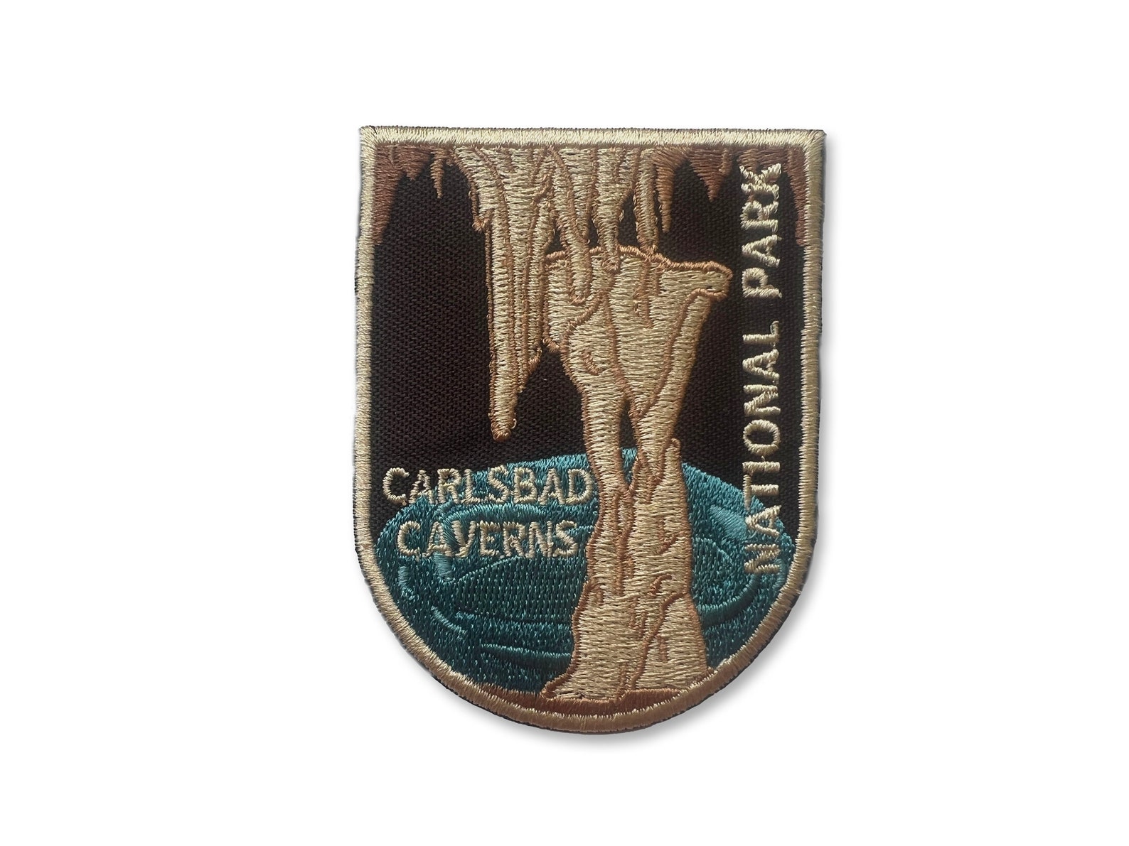 Carlsbad Caverns National Park Embroidered Iron on Patch, Carlsbad ...