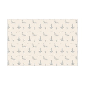 Coastal Seaside Wrapping Paper Roll and Sheets, Classic Preppy Beach ...