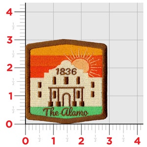 Alamo Full Embroidered Iron on Patch, Alamo Souvenir, Texas Souvenir ...