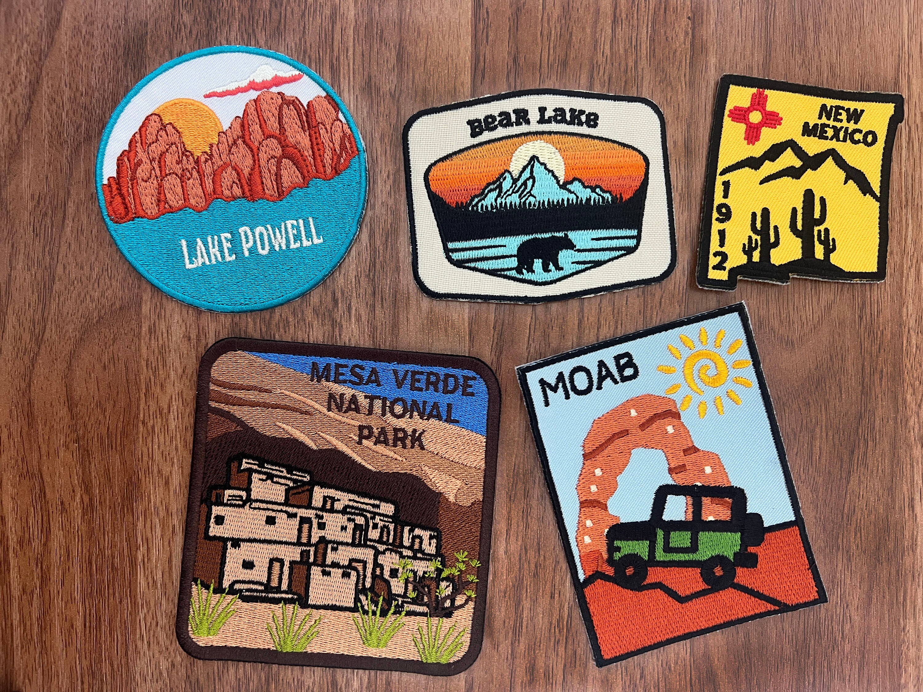 Moab Embroidered Iron on Patch, Outdoor Recreation Iron on Patch ...