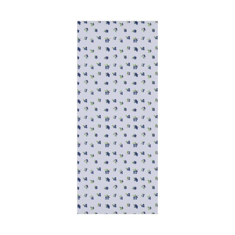 Blueberry Gift Wrap Sheets, Blueberries Paper, Botanical Fruit Design ...