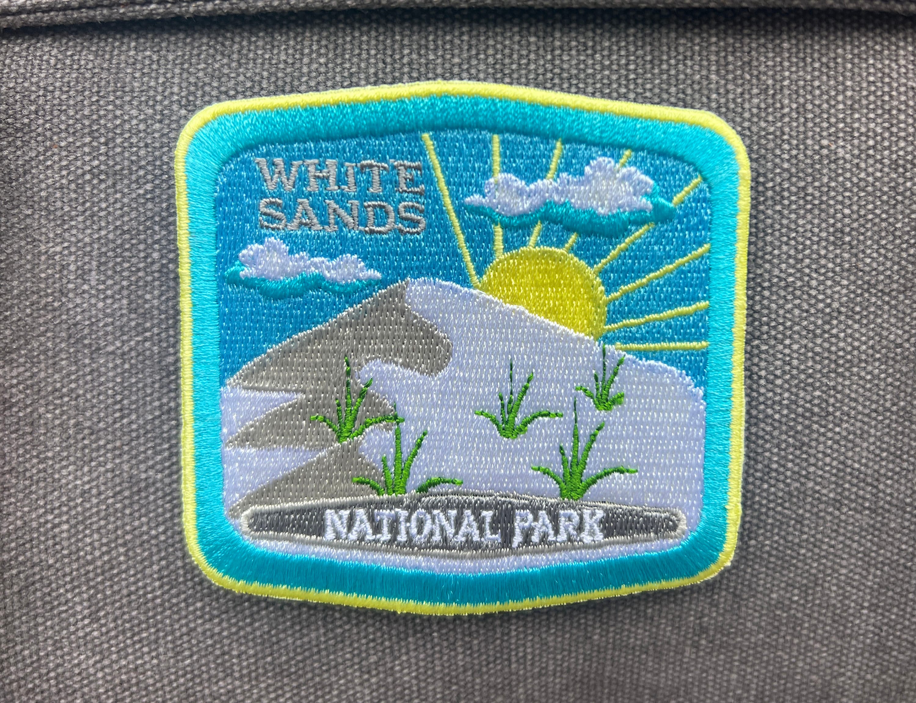 White Sands National Park Full Embroidered Iron-on Patch - Etsy