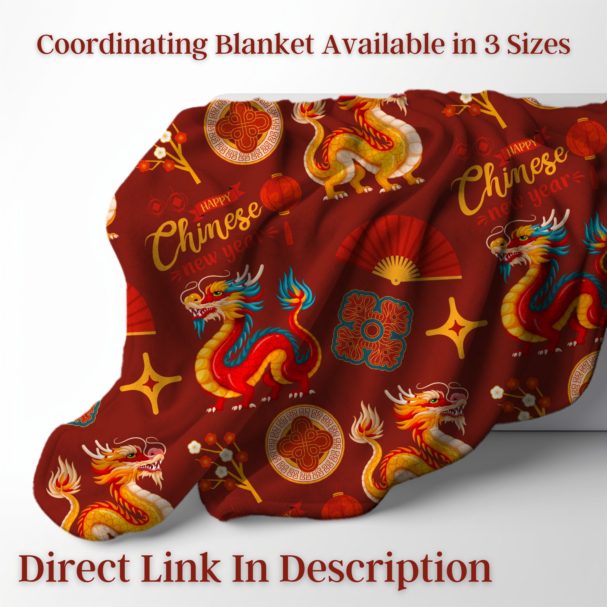 Lunar New Year Wrapping Paper Roll and Sheets, Year of the Dragon ...