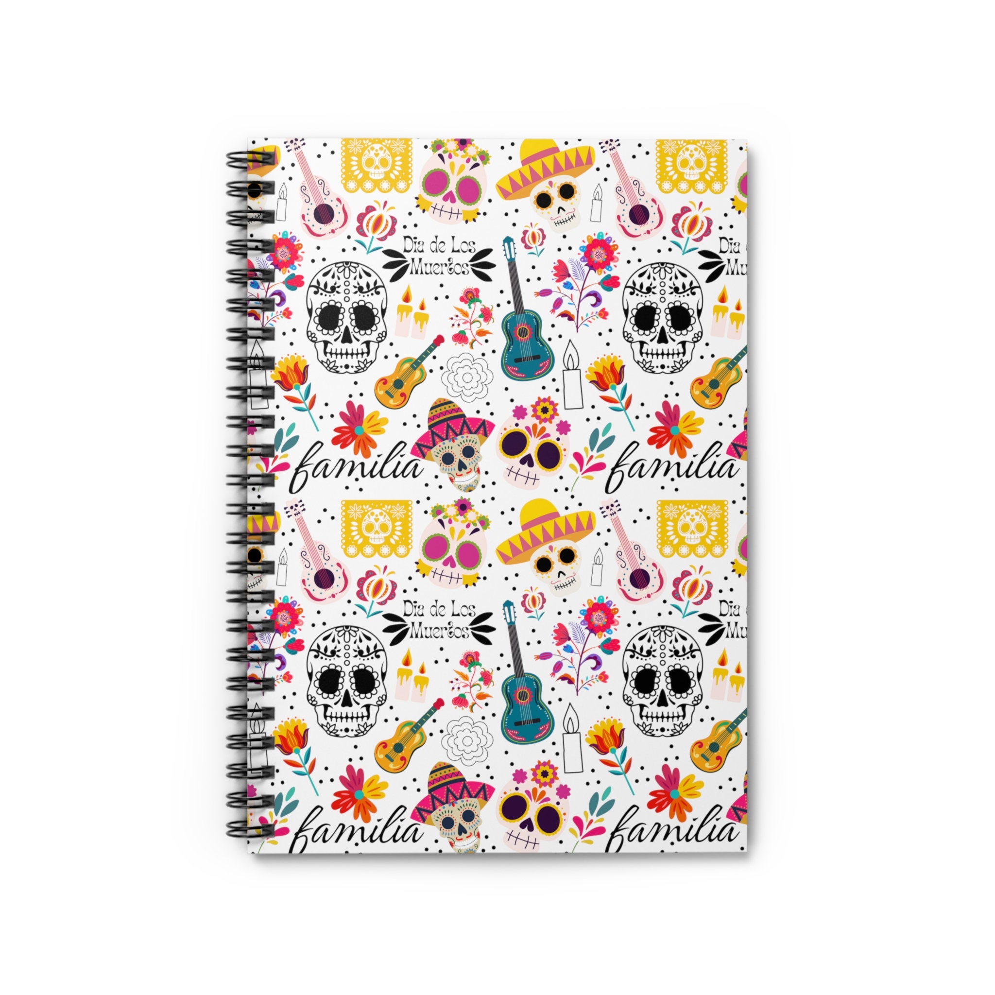 Dia De Los Muertos Notebook, Day of the Dead Journal, Back to School ...