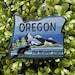 Oregon Full Embroidered Iron on Patch, Hat Sew on Applique, USA States ...