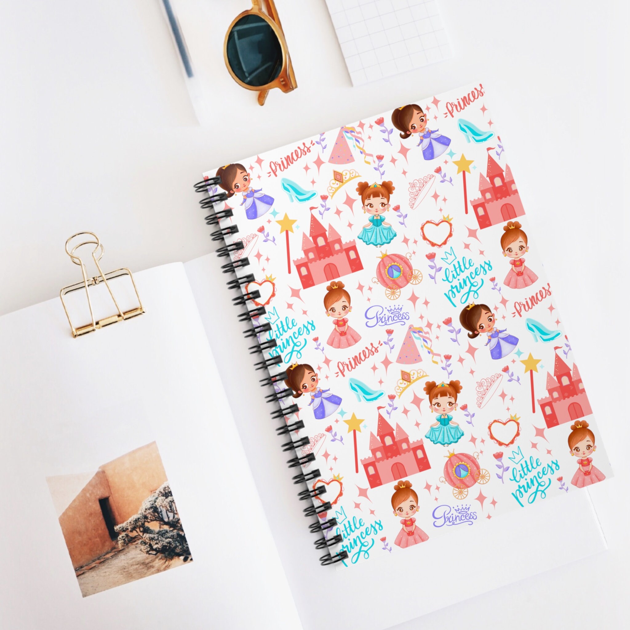 Princess Spiral Notebook, Fairy Tale Journal, Back to School Teacher ...