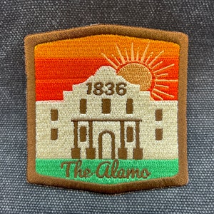 Alamo Full Embroidered Iron on Patch, Alamo Souvenir, Texas Souvenir ...