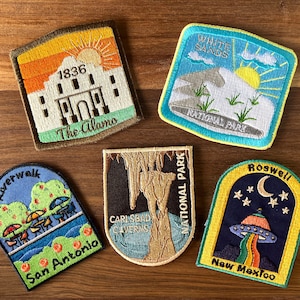 Alamo Full Embroidered Iron on Patch, Alamo Souvenir, Texas Souvenir ...