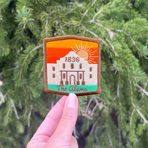 Alamo Full Embroidered Iron on Patch, Alamo Souvenir, Texas Souvenir ...