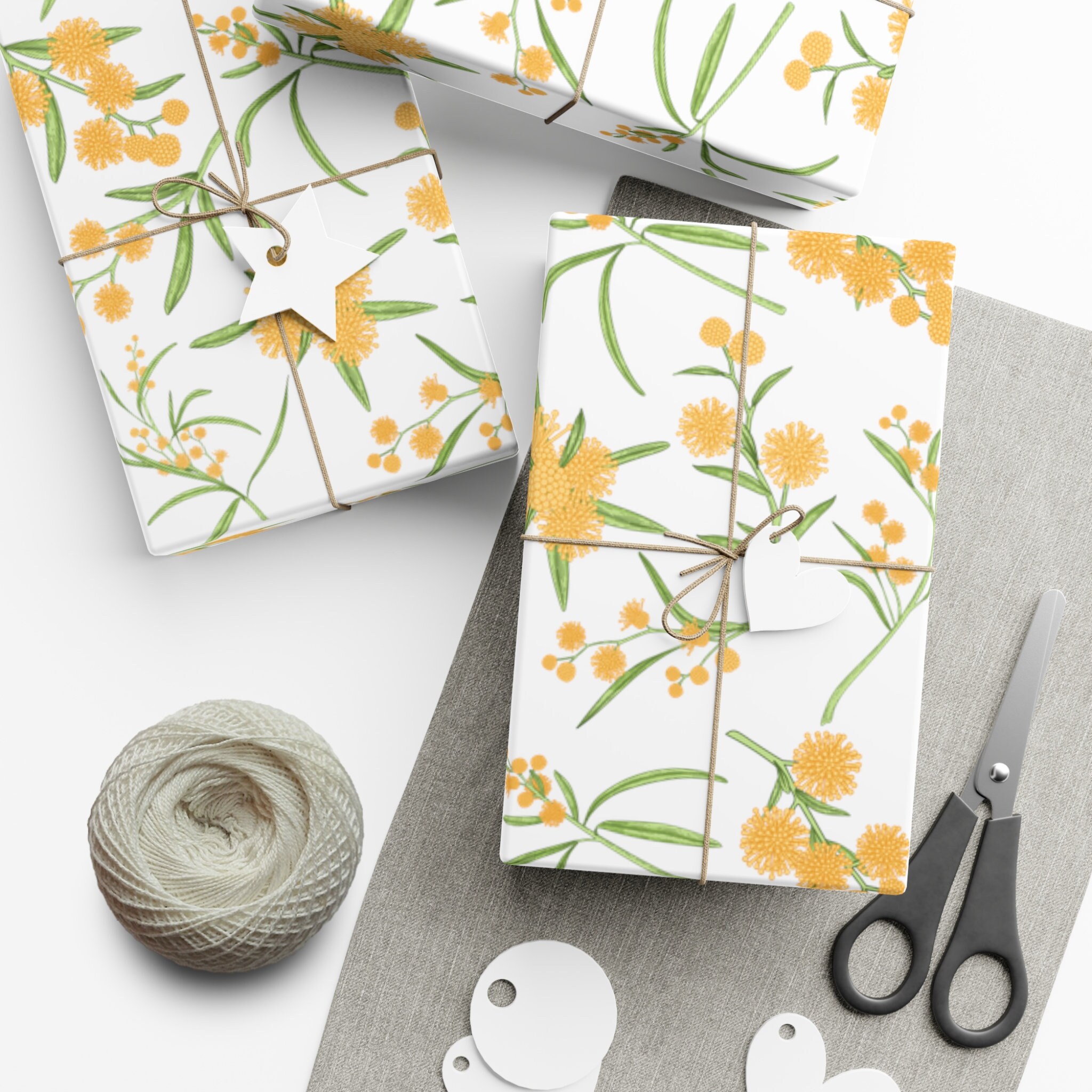 Australian Floral Wrapping Paper Roll and Sheets, Nature Inspired Gift ...