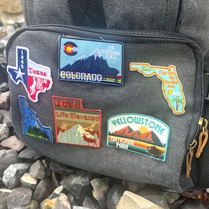 Florida Embroidered Iron on Patch, the Sunshine State Souvenir, Travel ...