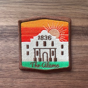 Alamo Full Embroidered Iron on Patch, Alamo Souvenir, Texas Souvenir ...