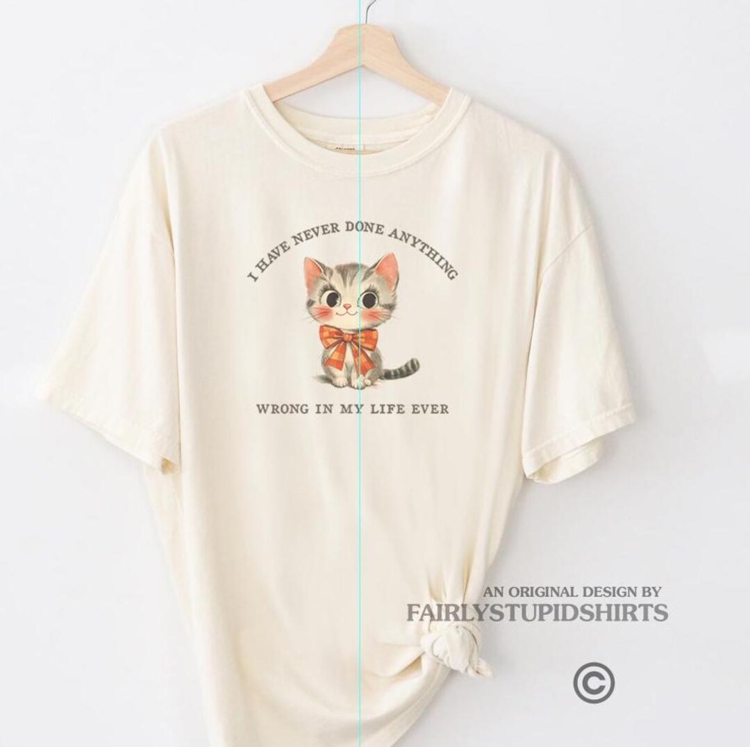 I Haver Never Done Anything Wrong T-shirt. Comfort Colors Funny ...