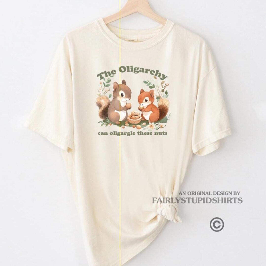 Anti Oligarchy T-shirt Comfort Colors Funny Weirdcore Sayings Tshirt ...