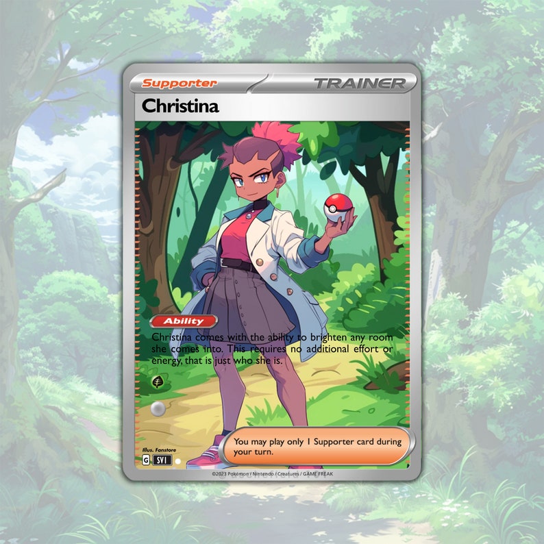 Custom Pokémon Cards Custom Pokemon Card Personalized With Your Photos ...