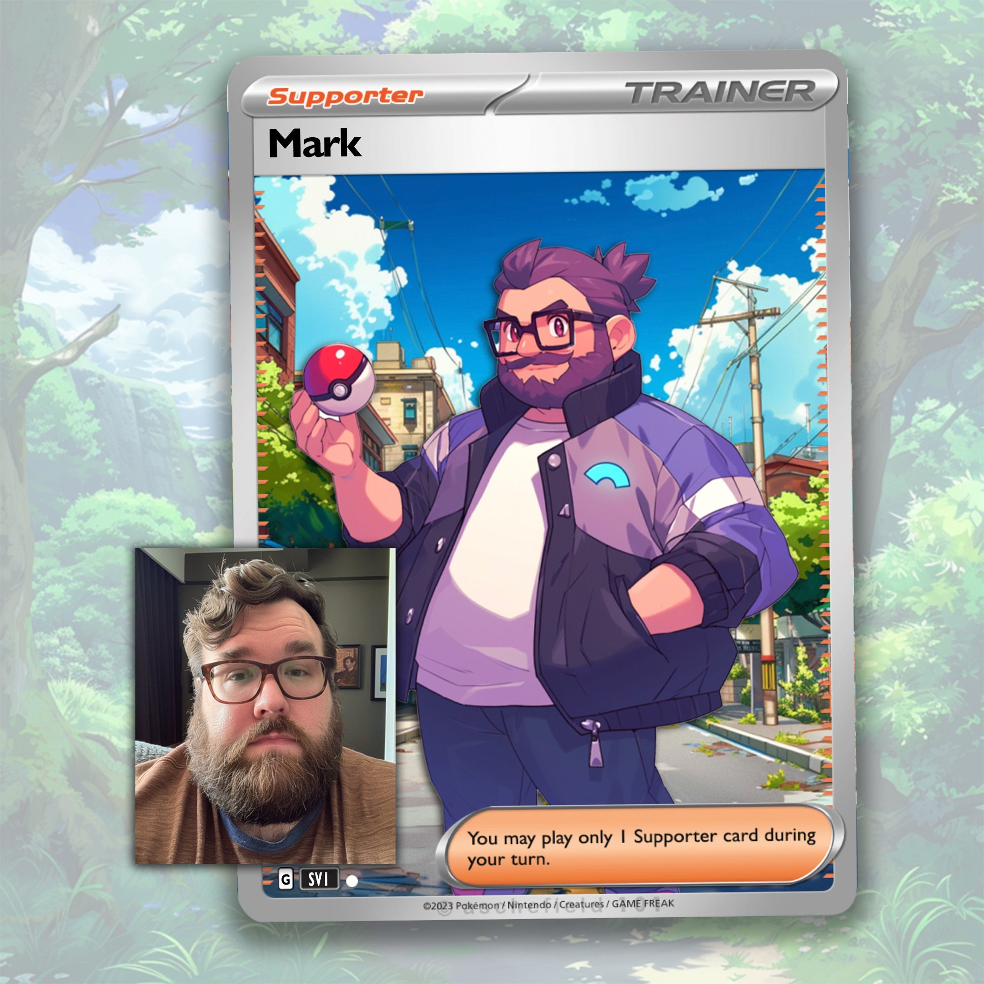Custom Pokémon Cards Custom Pokemon Card Personalized With Your Photos ...